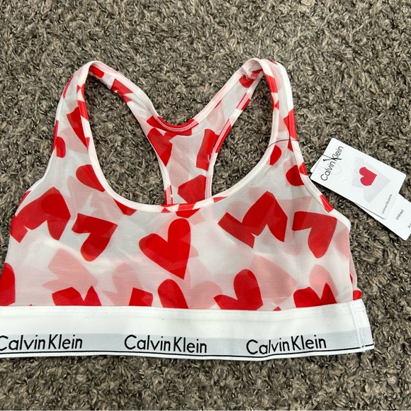 Calvin Klein | Intimates & Sleepwear | Nwt Calvin Klein Heart Bralette ...